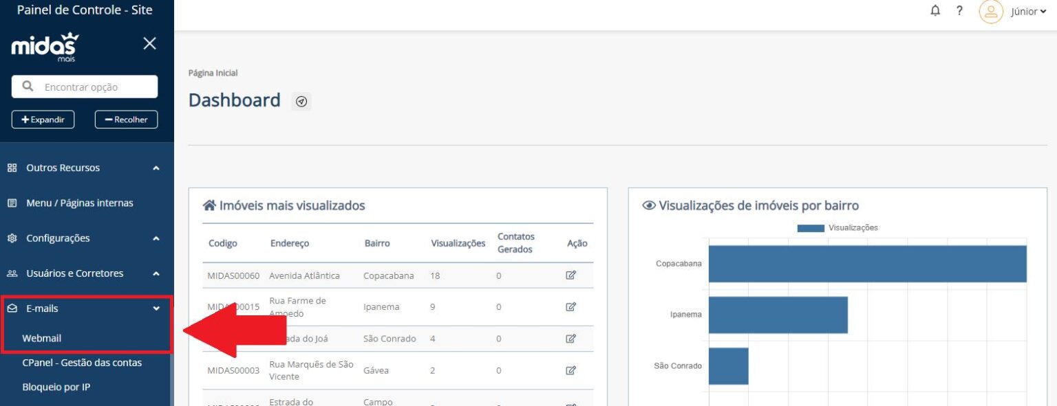 Webmail – Como acessar - SkyMail - SITE MIDAS - Tutoriais de Ajuda